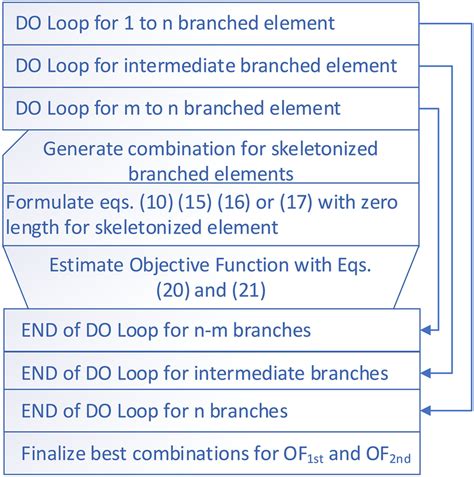 Skeletonization Flowchart Of Multiple Optima For Multi Branched