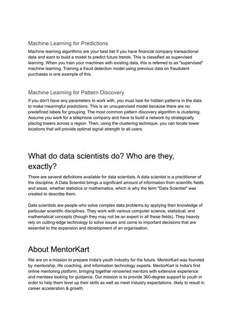 Ppt Data Science Course Mentorkart Powerpoint Presentation Free Download Id11748060