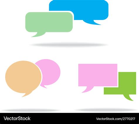 Speech Box Royalty Free Vector Image Vectorstock
