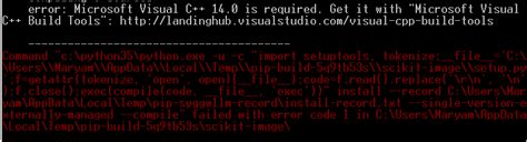 Error Microsoft Visual C Is Required Issue Statsmodels Statsmodels GitHub