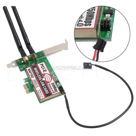 Bluetooth 4 0 Wireless 50M PCI E PCI Express Card WIFI Network LAN Ethernet NIC H029 From