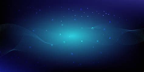 디지털 기술의 벡터 일러스트레이션 추상적인 블루 하이테크 디지털 기술 미래지향적인 컨셉 3차원 형태에 대한 스톡 벡터 아트 및 기타 이미지 Istock