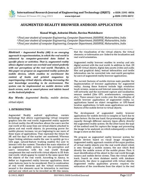 augmented reality browser android applic pdf augmented reality