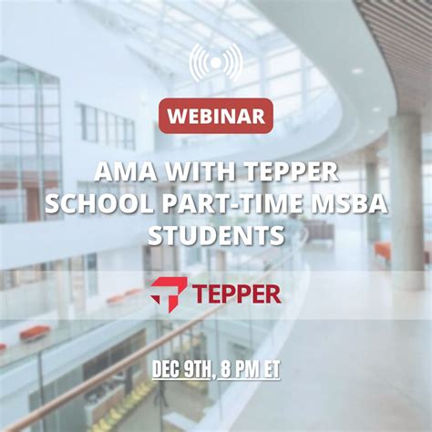 Carnegie Mellon University Tepper School Of Business On Linkedin Cmutepper Msba