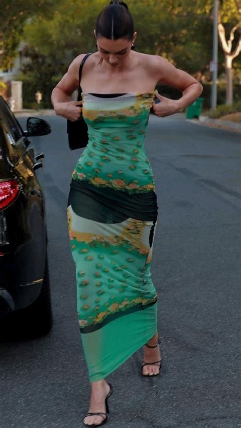 Kendall Jenner Maxi Dress Long Bodycon Dress Bodycon Dress Parties