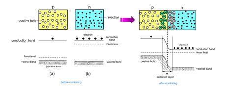 Solved The Energy Band Diagram Of Before And After Pn
