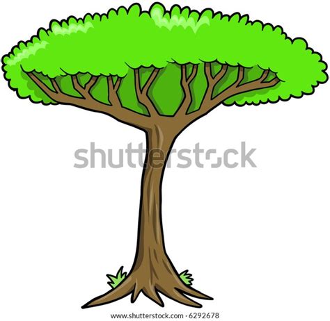 Safari Tree Vector