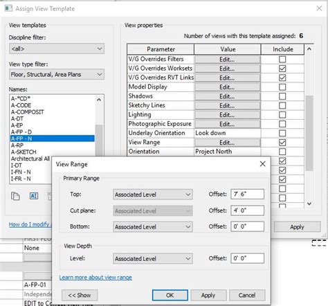 Solved View Template Without Including The Assosiated Level