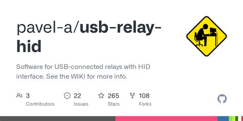 GitHub Pavel A Usb Relay Hid Software For USB Connected Relays With HID Interface See The