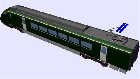 3d Model Gwr British Rail Class 802 Passenger Train Turbosquid 1825156