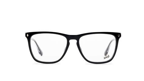Web Men Rectangle Dark Brown Eyeglass