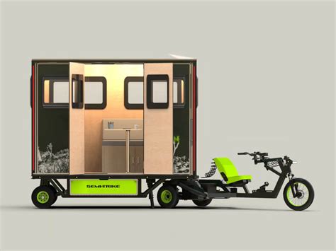 This E Trike Micro Camper Loaded With Smart Features Is A Handful To