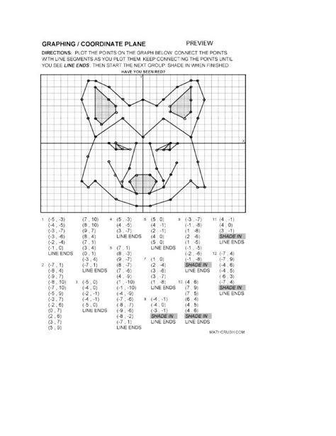 Plano Cartesiano Dibujos Y Coordenadas