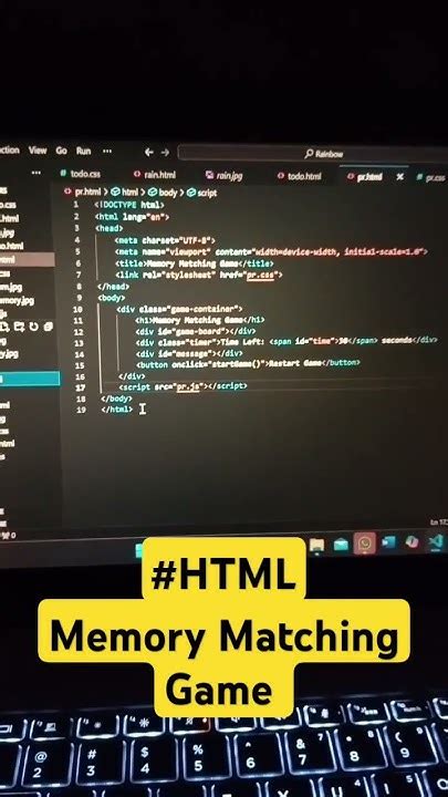 Memory Matching Games Build On Javascript 😉 Coding Programming You