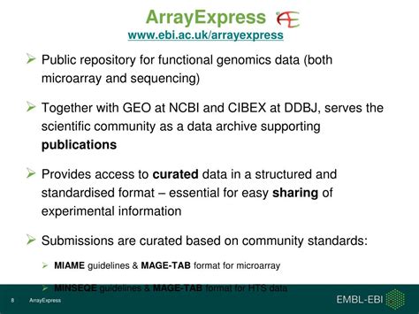 ppt arrayexpress and gene expression atlas powerpoint presentation