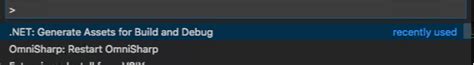Debugging Failed That Could Not Locate Net Core Project Assets Were Not Generated · Issue