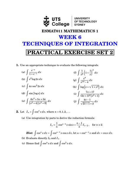 week 6 practical exercise set 2 pdf