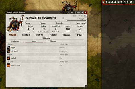 quick actions foundry virtual tabletop