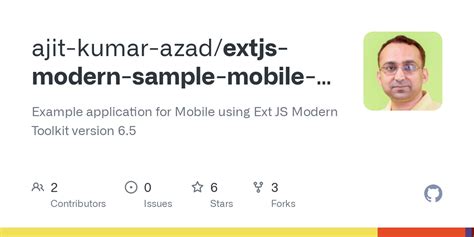 Github Ajit Kumar Azadextjs Modern Sample Mobile App Example Application For Mobile Using