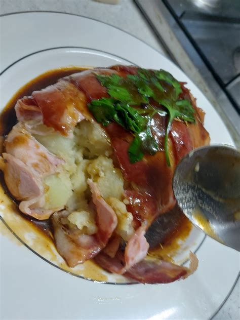 감자 베이컨 로스트 포크