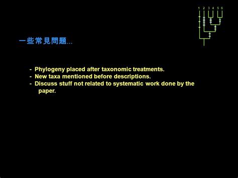 英文撰寫上常見的錯誤與建議 國立臺灣師範大學生命科學系 徐堉峰 文章的結構性問題 不適當論文標題 Definition of a good title Fewest possible