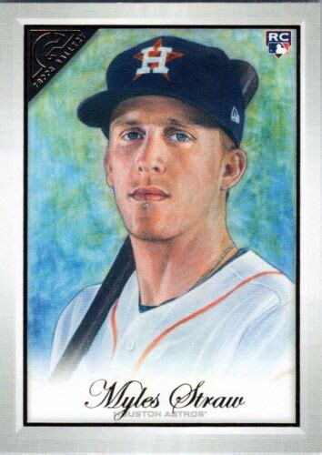 2019 Topps Gallery 19 Myles Straw Rc Houston Astros Ebay