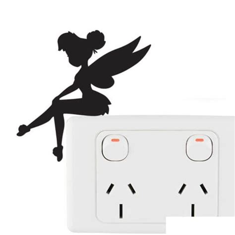 Stiker Tombol Saklar Lampu Kamar Switch Sticker Tinkerbell Kartun Lazada Indonesia