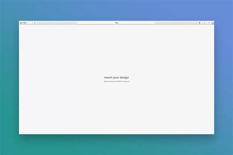 free safari mockup psd free mockup