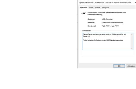 Usb Verbindung Nicht Möglich Code 43 Deutsch Arduino Forum