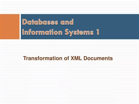 Ppt Databases And Information Systems 1 Powerpoint Presentation Free Download Id 4014979