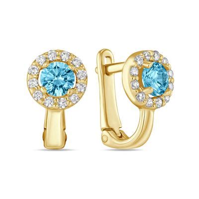 Куб циркон бүхий ээмэг E01-59472-Z · MIUZ DIAMONDS MONGOLIA