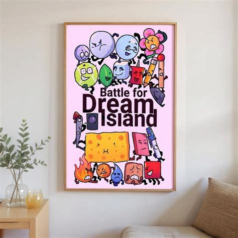 Battle For Dream Island Posters Wall Art Bfdi Decoration Banner Print