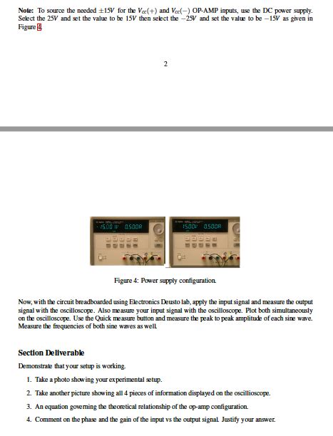Solved Exercise 1 Inverting Amplifier An Inverting OP Chegg Com