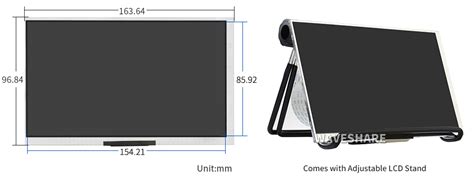 Inch IPS Display For Raspberry Pi DPI Interface No Touch X HiTechChain