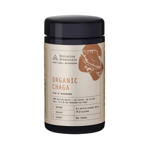 Evolution Botanicals Organic Chaga Powder 80g