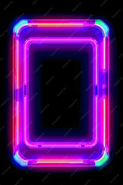 Premium Photo Cyberpunk Streamer Overlay Crystal Frame Social Media