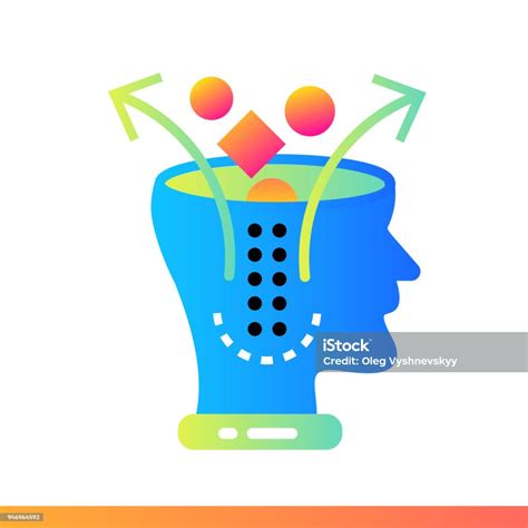 플랫 아이콘 지식 추출입니다 데이터 과학 기술과 기계 학습 과정 소재 디자인 아이콘 인쇄 웹사이트 및 프레 젠 테이 션에 적합 0명에 대한 스톡 벡터 아트 및 기타 이미지