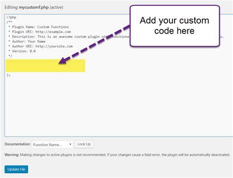 How To Create A Plugin To Save Custom Php Functions