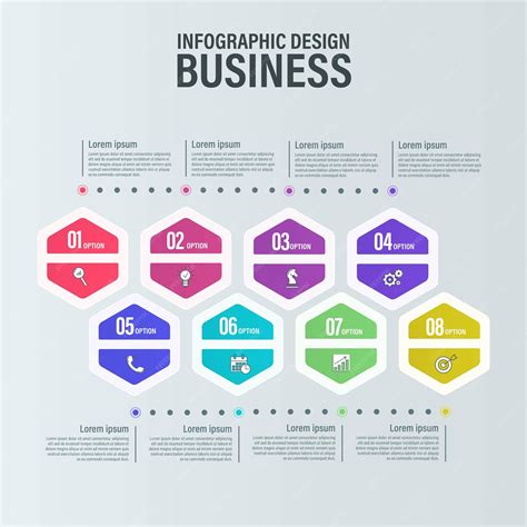 Premium Vector Dynamic Set Of Horizontal Infographic Step Elements