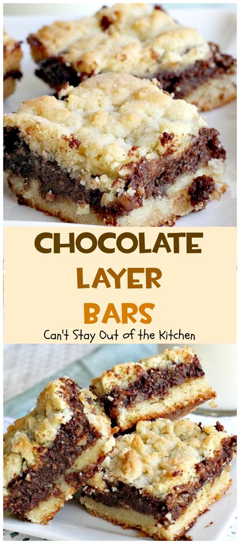 Chocolate Layer Bars Cant Stay Out Of The Kitchen