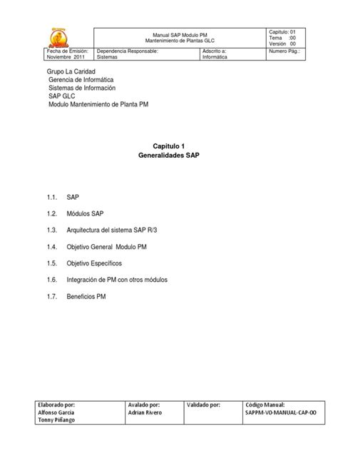 Manual Sap Modulo Pm Mantenimiento De Pl Pdf Gestión De Tecnología Manual Sap Modulo Pm Mantenimiento De Pl Pdf Gestión De Tecnología