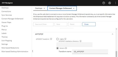 Configure The AFP PDF Conversion To View Content Manager OnDemand AFP Documents From A