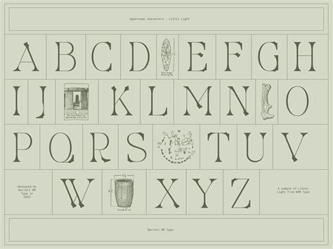 Lithic Typeface — Barrett Rm Type
