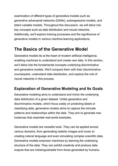 Ppt Understanding Generative Model A Comprehensive Guide For