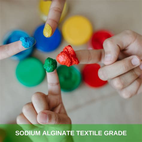 E401 Sodium Alginate Textile Grade In Sizing And Printing