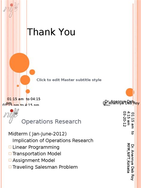 Thank You Click To Edit Master Subtitle Style Pdf Inventory Cost