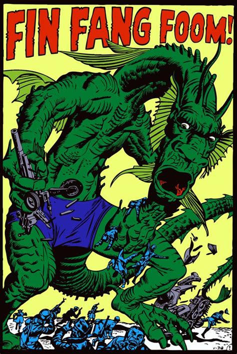 Fin Fang Foom Comic Book Monsters Of Yesteryear Pinterest