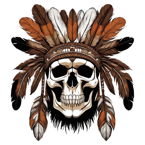 Indian Devil Skull Illustration 44022533 Png