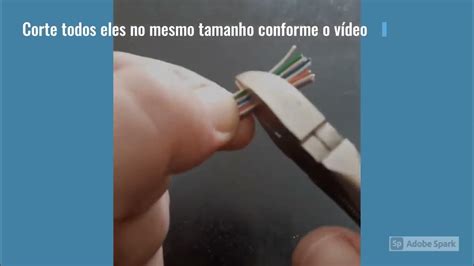 Aprenda A Montar Um Cabo De Rede Cabo Lan Em 5 Minutos Tutorial Prático Passo A Passo Youtube