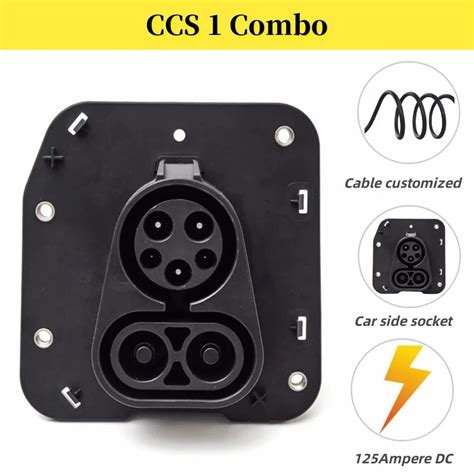Ccs1 Electric Car Vehicle Male Combo 1 Ccs 1 Socket Type 1 Charging Connector Dc 125a Ccs1 Electric Car Vehicle Male Combo 1 Ccs 1 Socket Type 1 Charging Connector Dc 125a